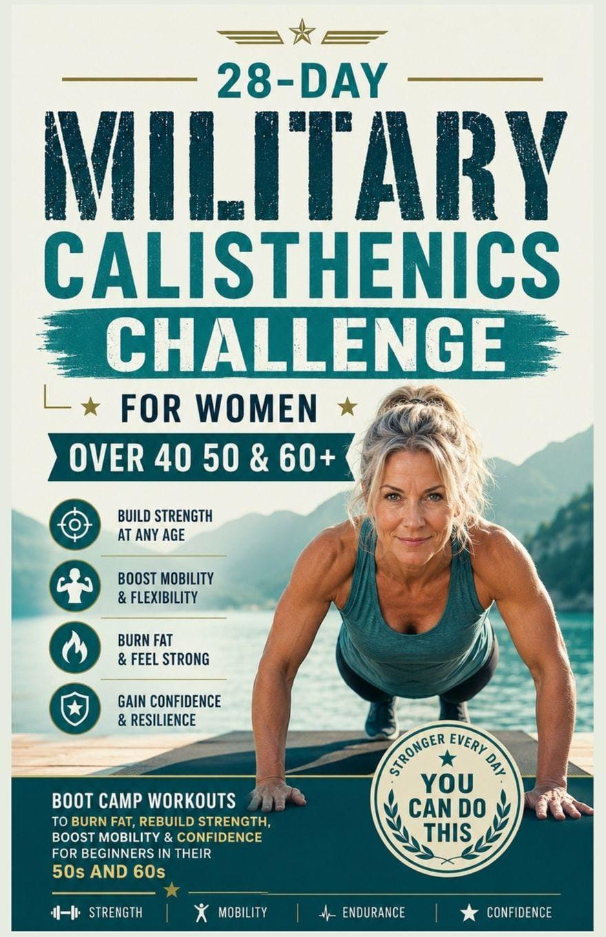 Boek | 28-Day Military Calisthenics Challenge for Women Over | Hebban.nl