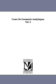 Boek | Cours de Geometrie Analytiquea Vol. 2 - Joseph Antoin | Hebban.nl