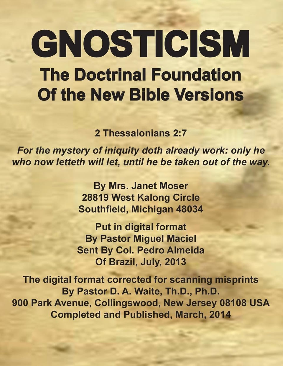 Boek | Gnosticism the Doctrinal Foundation of the New Bible | Hebban.nl
