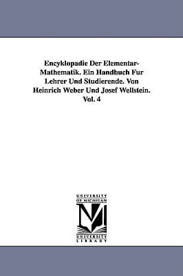 Boek | Encyklopadie Der Elementar-Mathematik. Ein Handbuch F | Hebban.nl