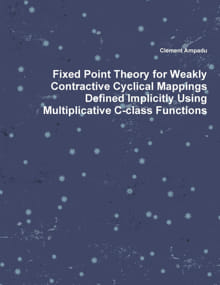 Boek | Fixed Point Theory for Weakly Contractive Cyclical Ma | Hebban.nl